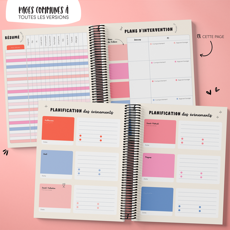 01 - Librairie du quartier - Planificateur pour enseignant 2025-2026 ...