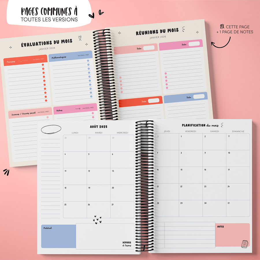 01 - Librairie du quartier - Planificateur pour enseignant 2025-2026 ...